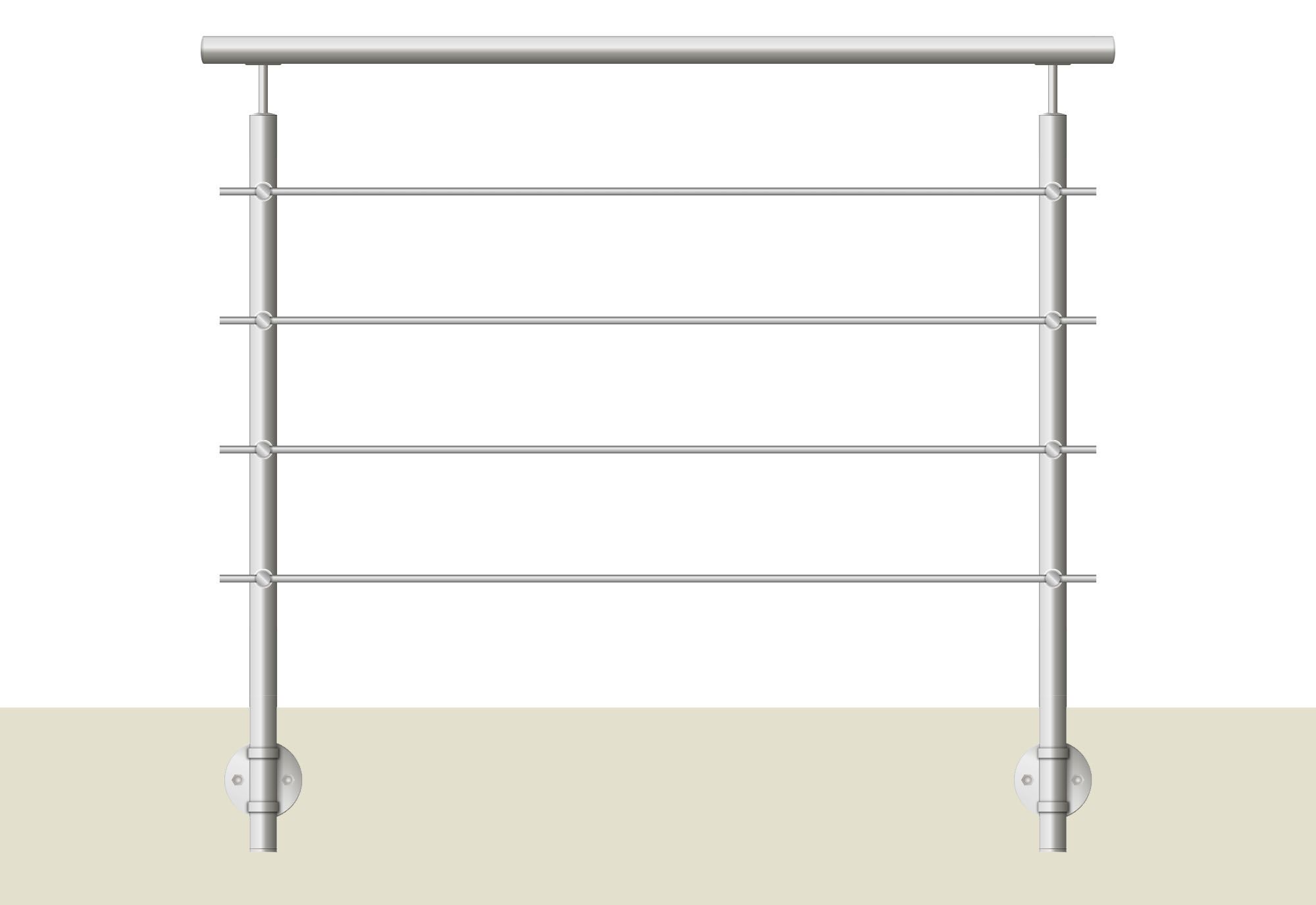 Kit garde-corps inox - remplissage barre